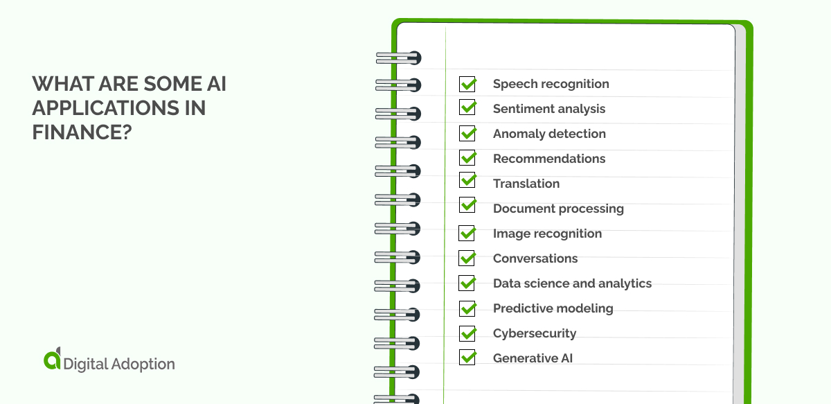 AI in Finance: Applications + Examples